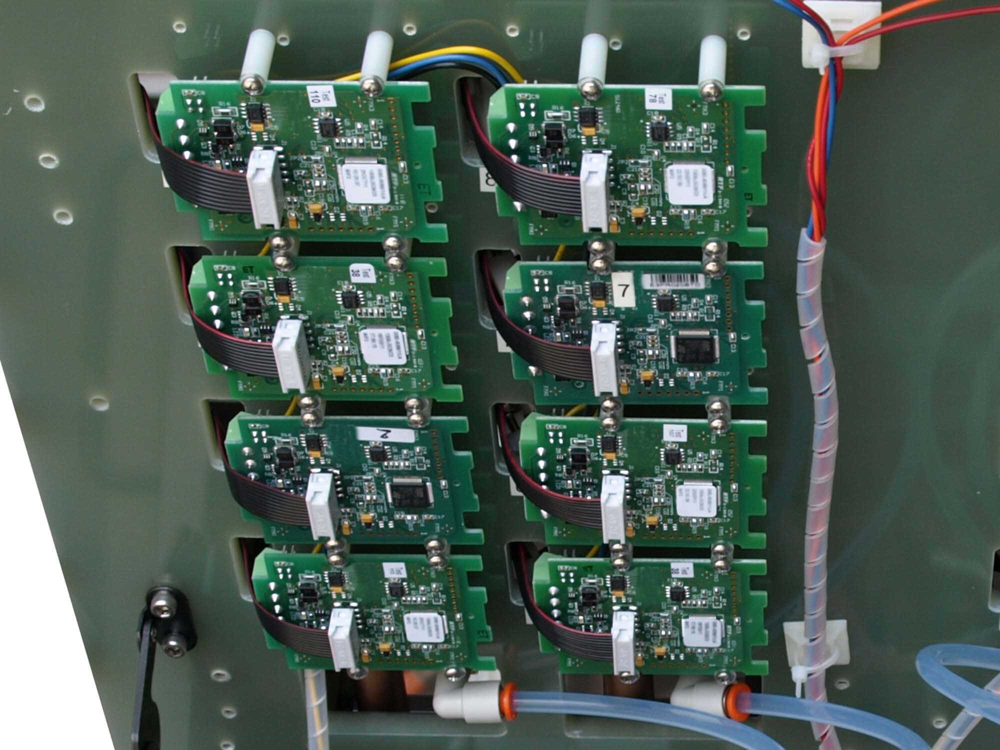 ET Boards Mounted Below Probe Plate - Test Head Engineering, LLC